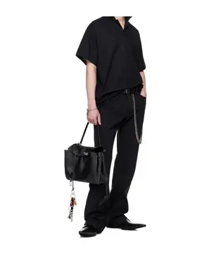Balenciaga Mid-waisted Straight-leg Jeans - Black