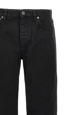 Balenciaga Mid-waisted Straight-leg Jeans - Black