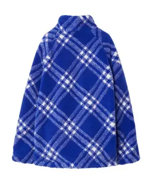 Burberry Checked Fleece Jacket