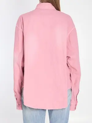 Balenciaga Logo Embroidered Long-sleeve Shirt