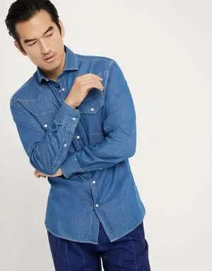 Brunello Cucinelli Buttoned Long-sleeved Shirt