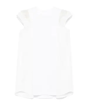 Sacai Layer-detail Mini Dress - White
