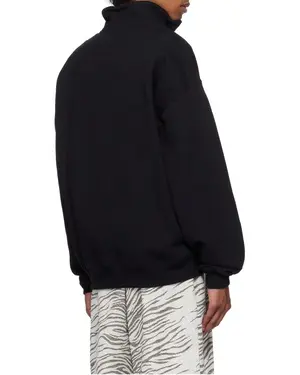 Jacquemus Gros Grain Zip Sweatshirt - Black