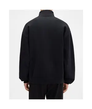 Jacquemus Gros Grain Zip Sweatshirt - Black