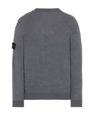 Stone Island Logo-patch Button-up Cardigan - Grey