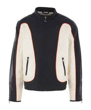 DIESEL® J-blink Wrd Panelled Zip-up Jacket - Black
