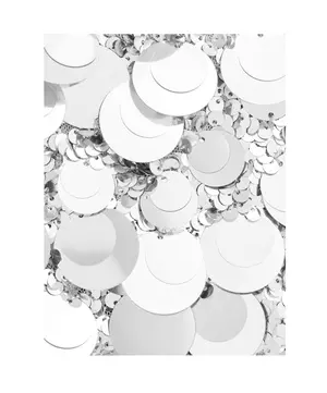 Rabanne Sparkle Baguette Bag - White