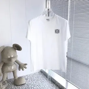 Loewe Logo Embroidered Crewneck T-shirt - No