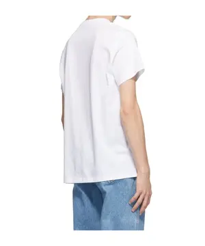 Loewe Logo Embroidered Crewneck T-shirt - No
