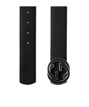 Gucci Logo Plaque Belt - Black