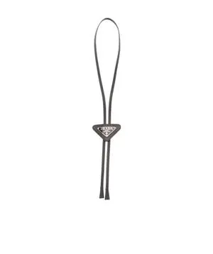 Prada Logo Bolo Tie - Black