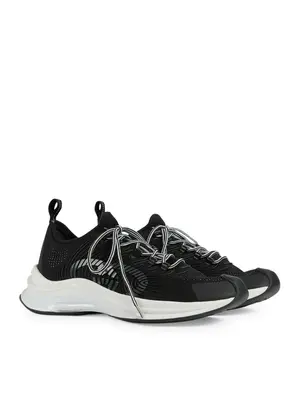 Gucci Gg Run Low-top Sneakers - Black