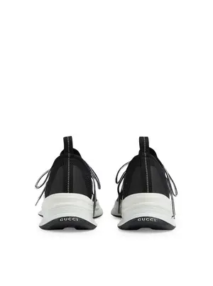 Gucci Gg Run Low-top Sneakers - Black