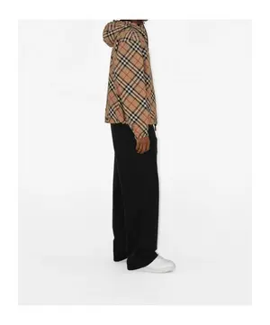 Burberry Logo Embroidered Checked Reversible Jacket - Multicolor