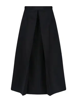 Dior Mid-length Flared Skirt With Pleated Detail - No