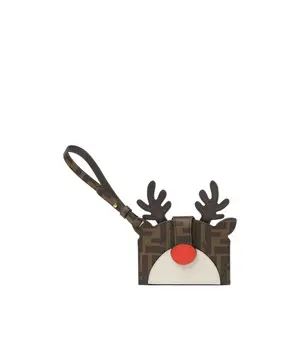 Fendi Reindeer-motif Card Holder - Multi-color