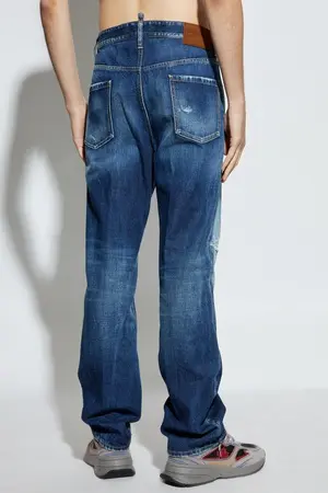 Dsquared2 Distressed Denim Jeans - Blue