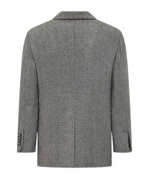 TOM FORD Single Breasted Chevron Pattern Jacket - Gray