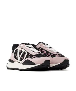 Valentino Garavani V-sign Logo Lace Low-top Sneakers