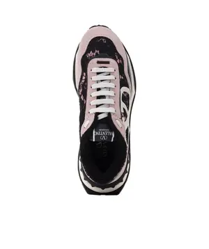 Valentino Garavani V-sign Logo Lace Low-top Sneakers