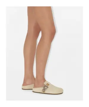 Burberry Checked Side-buckle Clogs - Bake