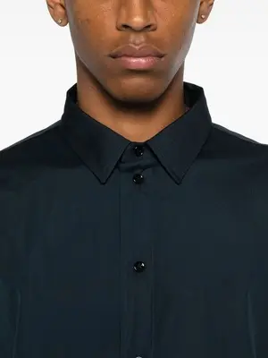 Saint Laurent Cassandre Button-up Shirt - Dark Blue