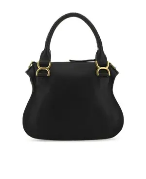 Chloé Marcie Foldover Top Tote Bag - Black