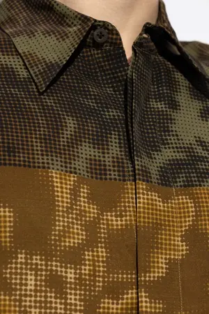 Dries Van Noten Carvies 9080 Floral Pattern Shirt