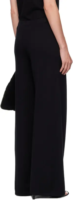 LISA YANG Aina Elasticated Waistband Palazzo Pants - Black