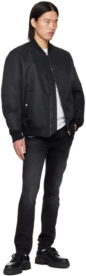 Hugo Boss Long-sleeved Zip-up Bomber Jacket