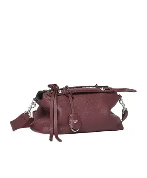 Fendi Selleria Two-toned Medium Tote Bag - Red