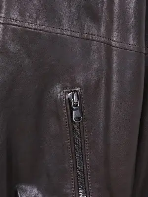 Brunello Cucinelli Shearling Collar Zip-up Jacket - No