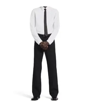 Balenciaga Collared Long-sleeve Shirt - White