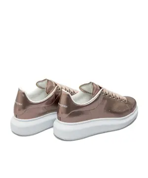 Alexander McQueen Oversized Lace-up Sneakers - White
