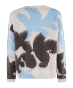 ROBERTO COLLINA Crew Neck Long-sleeved Sweater