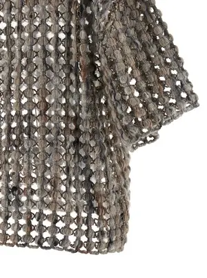 Brunello Cucinelli Short Sleeve Knit Top