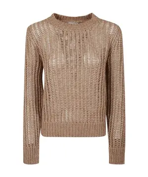 Peserico Open-knit Long-sleeved Jumper