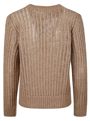 Peserico Open-knit Long-sleeved Jumper