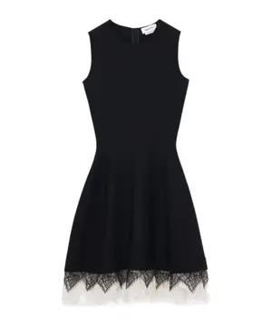 Alexander Mcqueen Trimmed Dresses
