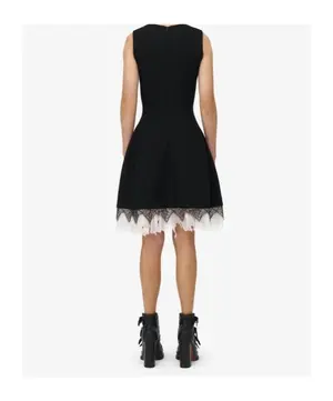 Alexander McQueen Cobweb Lace Knitted Dress