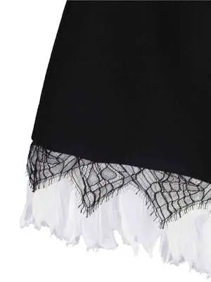Alexander McQueen Cobweb Lace Knitted Dress