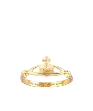 VIVIENNE WESTWOOD Orb Logo Ring - Yellow