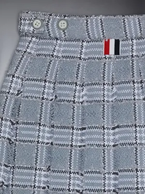 Thom Browne Pleated Tweed Skirt