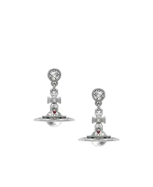 VIVIENNE WESTWOOD Orb Pendant Earrings - Gray