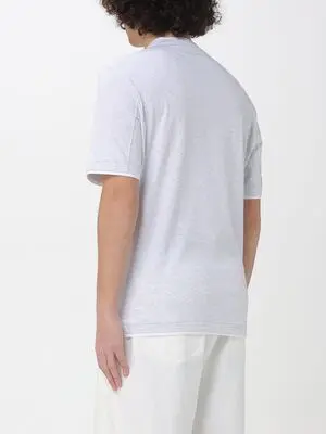 Brunello Cucinelli Logo Embroidered Layered T-shirt - White