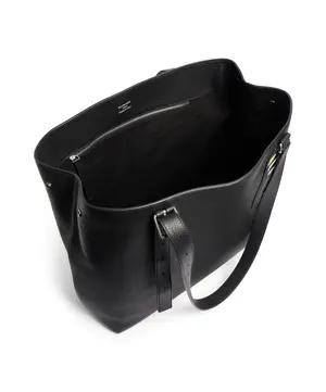 Balenciaga Leather Credit Tote Bag