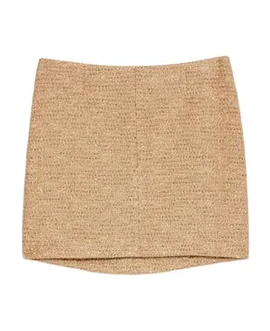Celine Mini Skirt In Lurex Natte