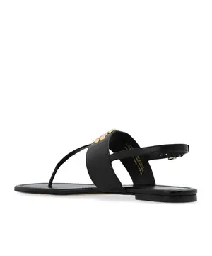 Tory Burch Eleanor Pinch Toe Sandals - Black