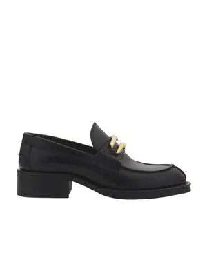 LANVIN Medley Slip-on Loafers With Metal Buckle Detail