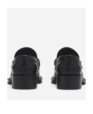 LANVIN Medley Slip-on Loafers With Metal Buckle Detail
